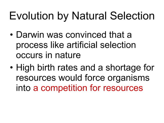 Biology - Chp 15 - Darwins Theory Of Evolution - PowerPoint | PPT