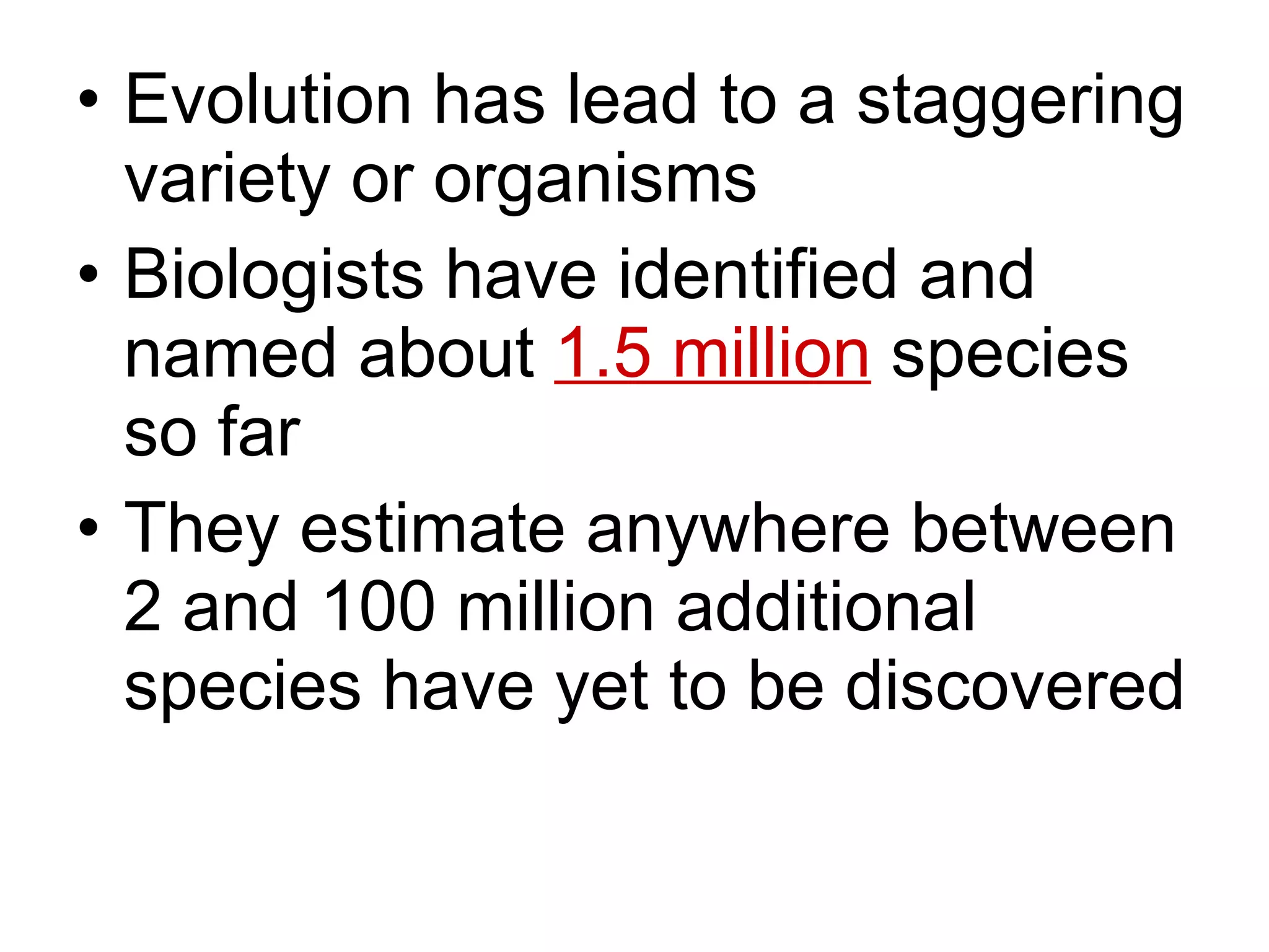 Biology - Chp 18 - Classification - PowerPoint | PPT