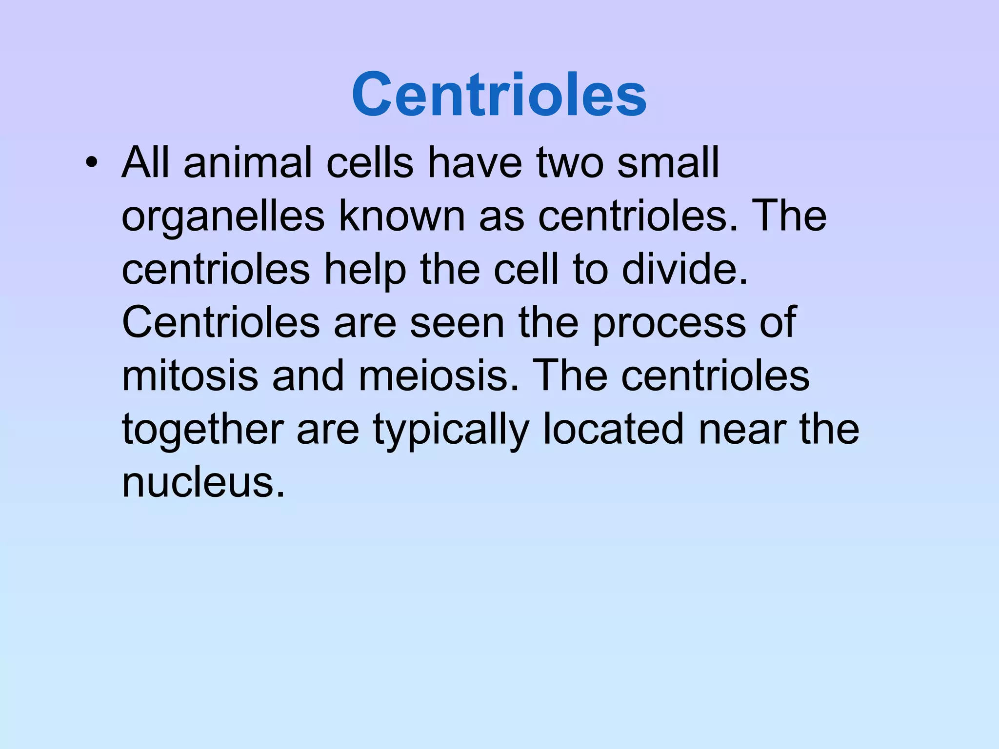 Biology chapter 1 cell structure and organisation | PPT