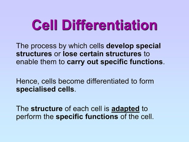 Biology chapter 1 cell structure and organisation | PPT | Biological ...
