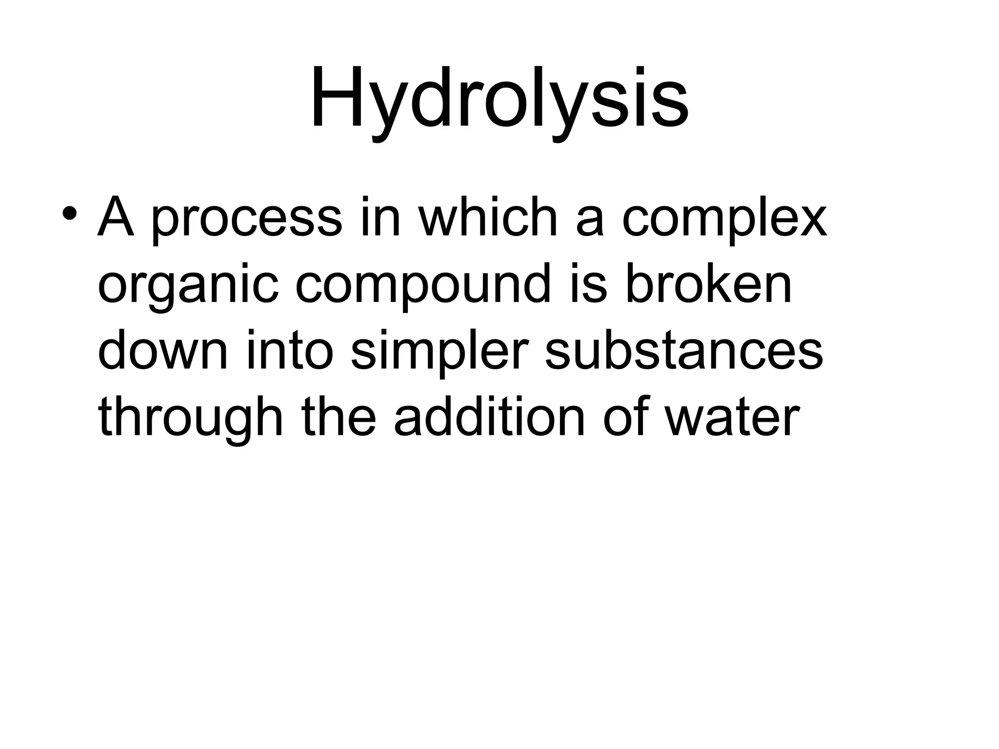 Biology - Chp 2 - Hydrolysis And Dehydration Synthesis - PowerPoint | PPT