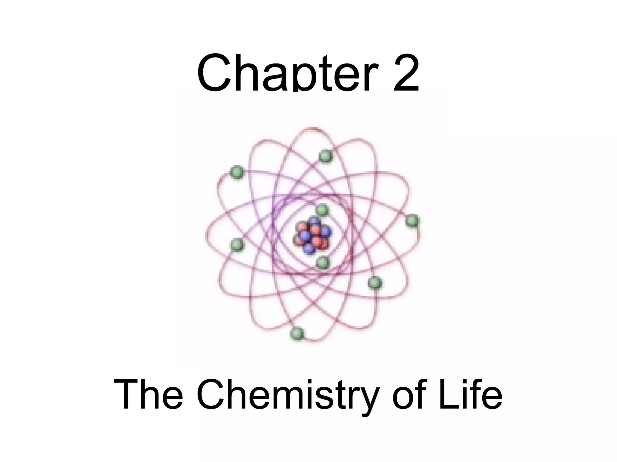 Biology - Chp 2 - The Chemistry Of Life - PowerPoint | PPT | Chemistry ...