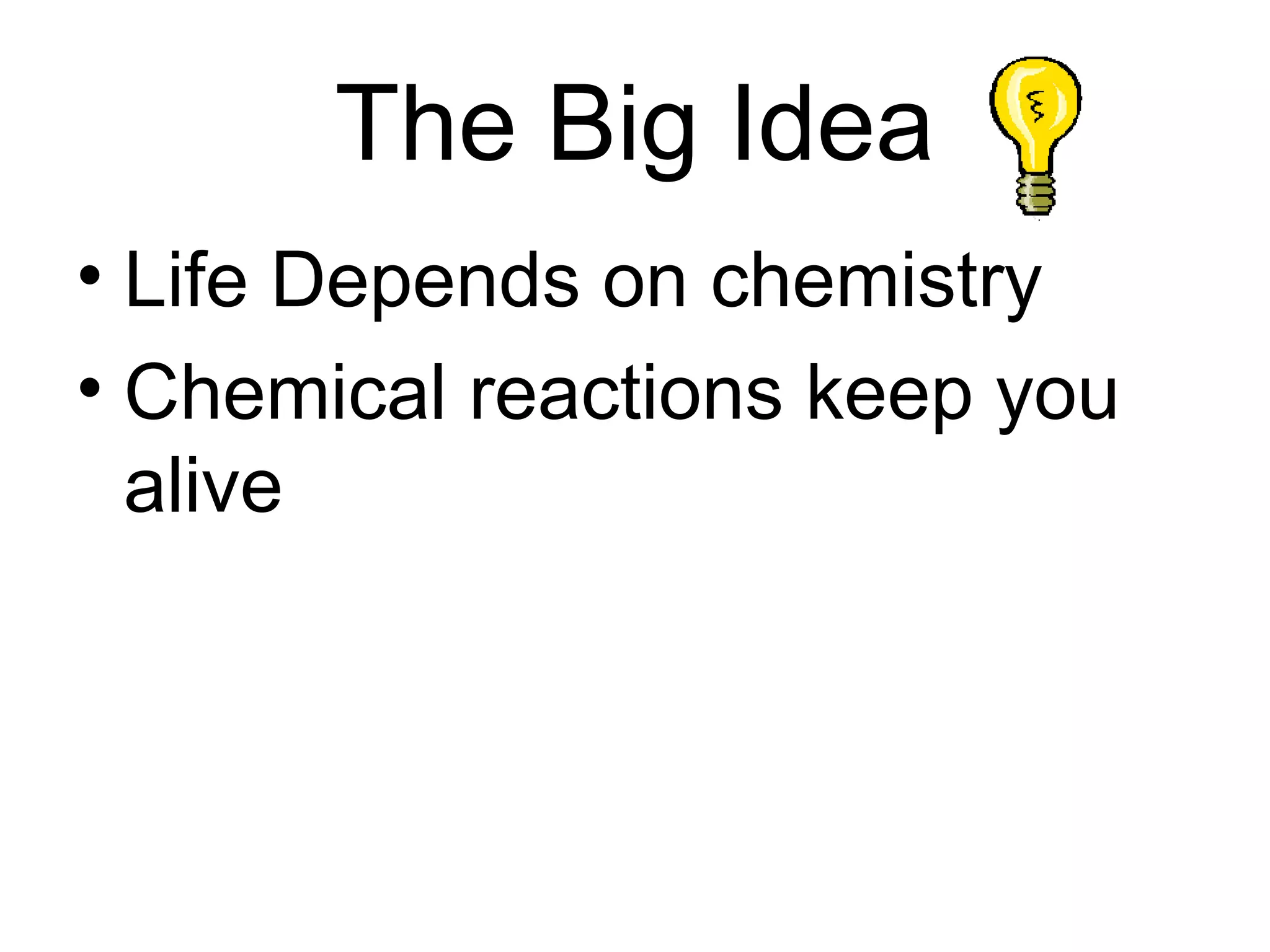 Biology - Chp 2 - The Chemistry Of Life - PowerPoint | PPT