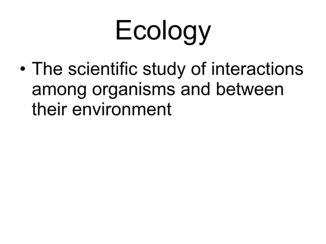 Biology - Chp 3 - The Biosphere - PowerPoint | PPT