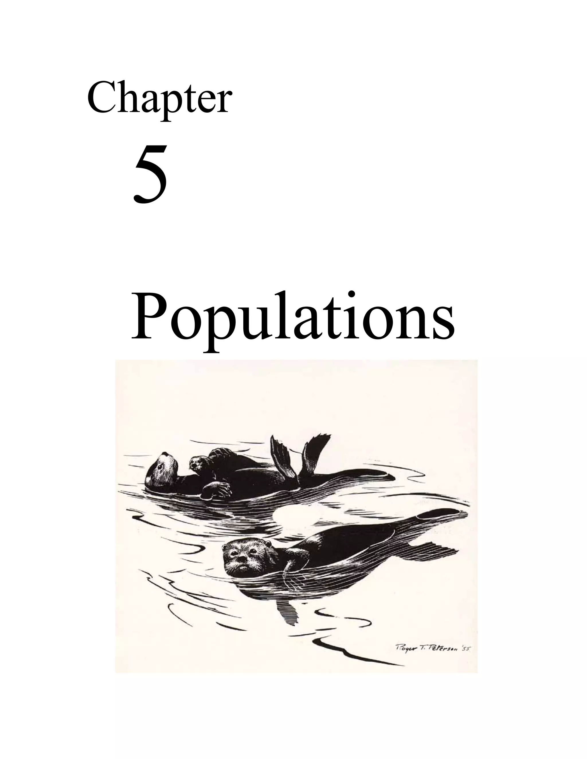Biology - Chp 5 - Populations - Notes | DOC