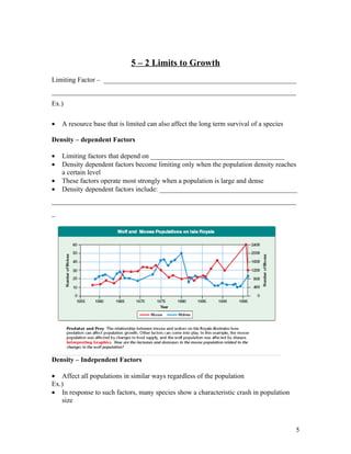 Biology - Chp 5 - Populations - Notes | DOC