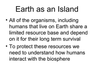 Biology - Chp 6 - Humans In The Biosphere - PowerPoint | PPT