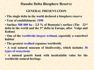 Danube Delta Biosphere Reserve | PPT | Birdwatching | Hobbies & Interests