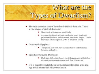Dwarfism | PPT