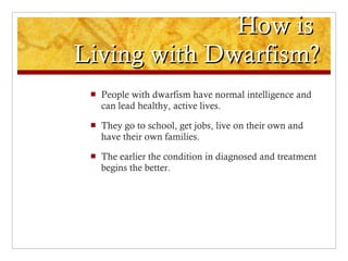 Dwarfism | PPT