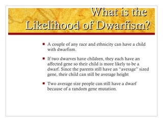 Dwarfism | PPT