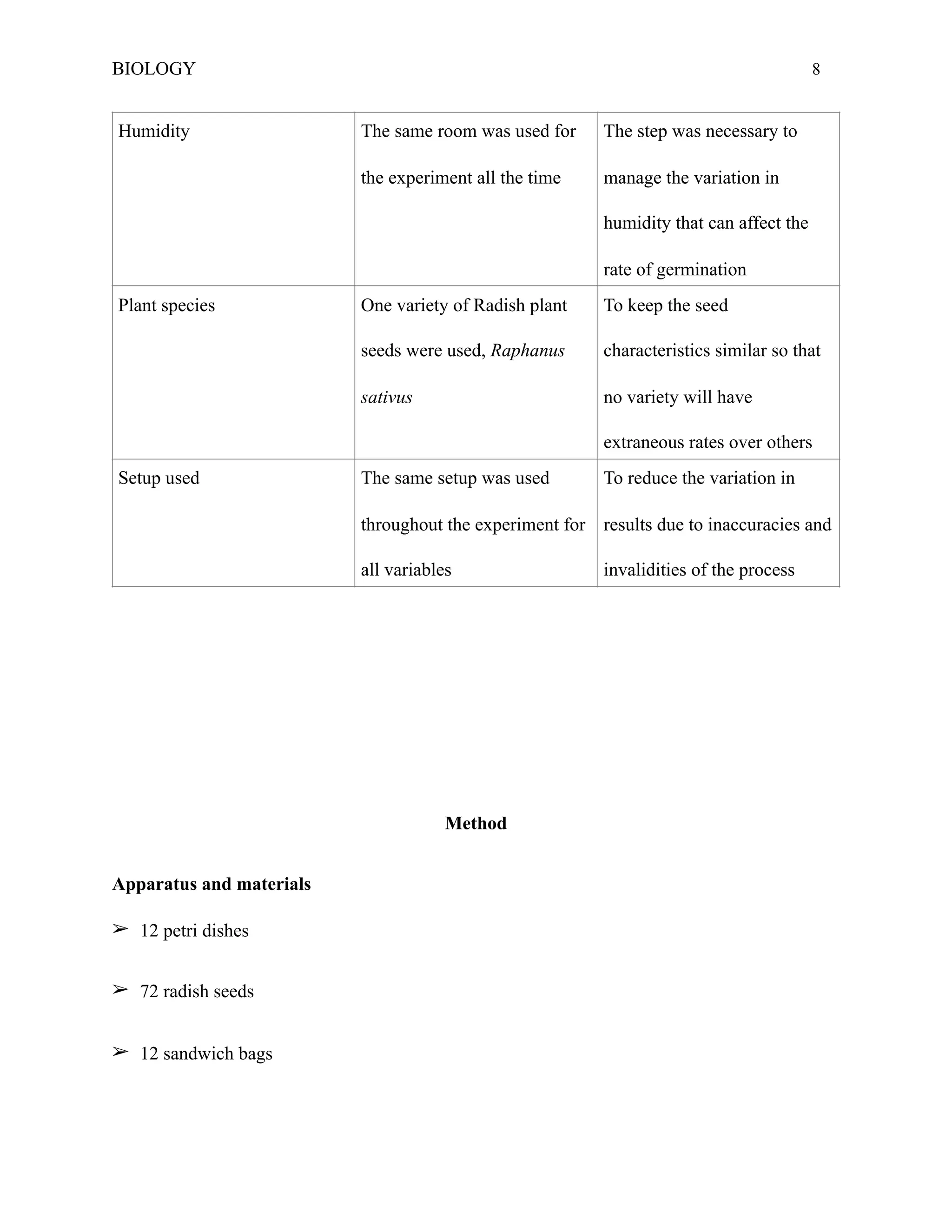 IB Biology Internal Assessment | PDF