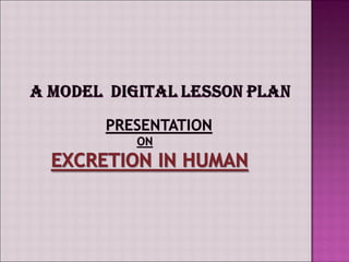 Biology new-B.Ed Digital Lesson Plan | PPT