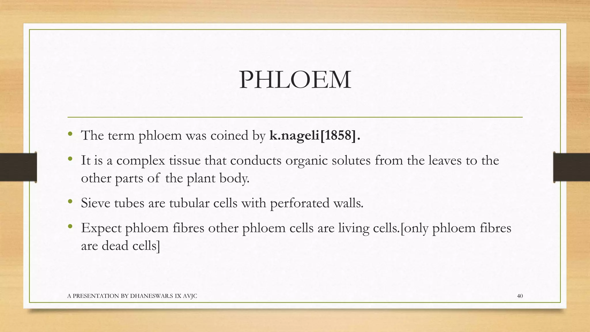 Biology tissues class 9 | PPTX
