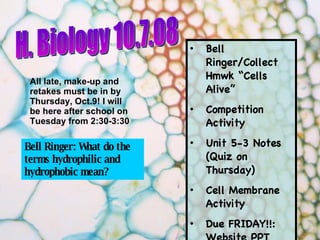 Biology Unit 5 | PPT