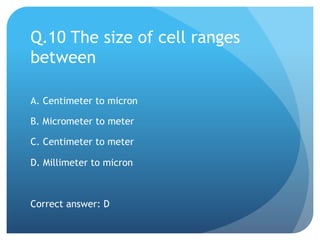 BEd Multiple choice questions 205- 17 Biology Set- 1 | PDF