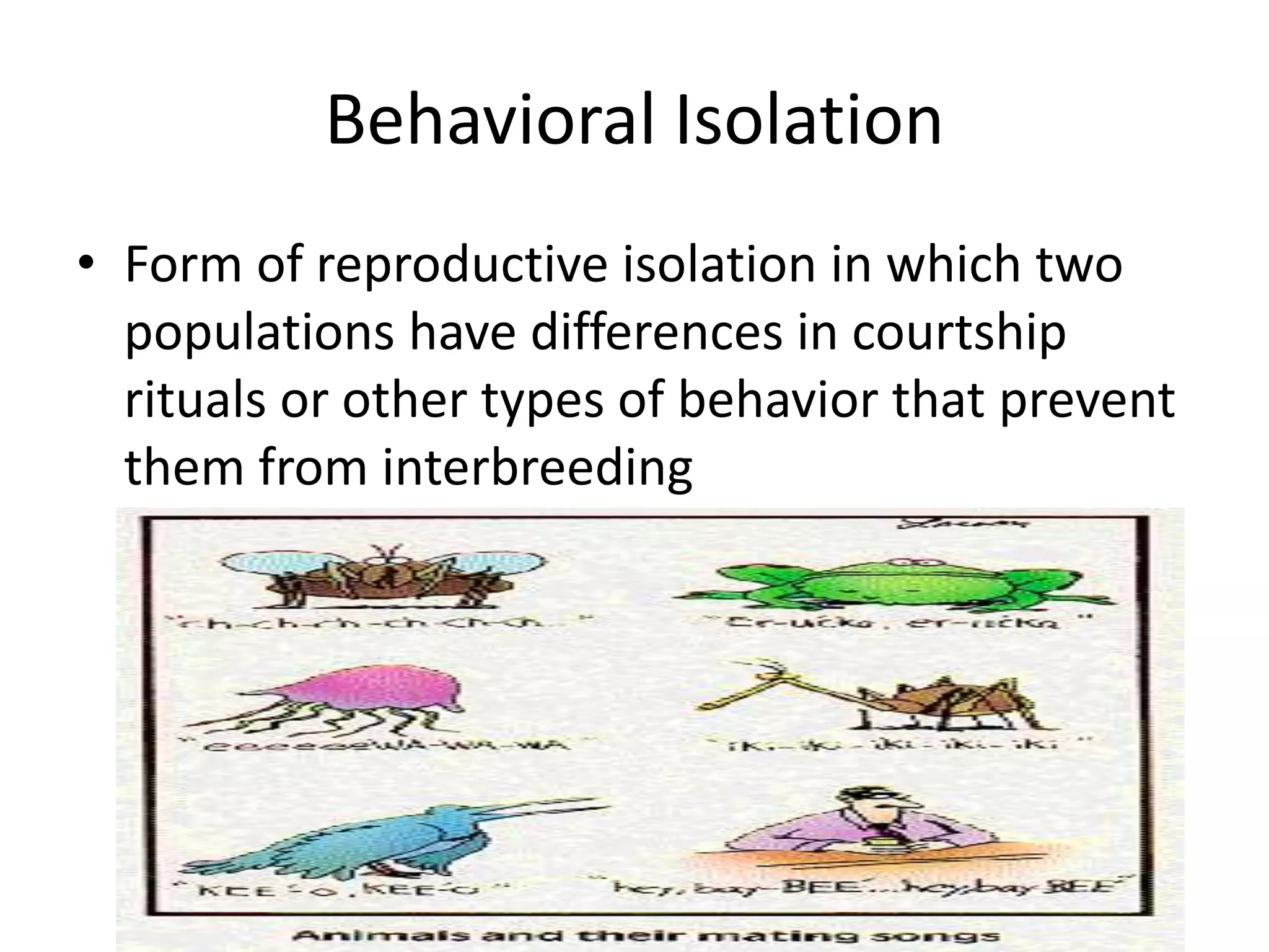 Biology 16 3 the process of speciation[1] | PPTX