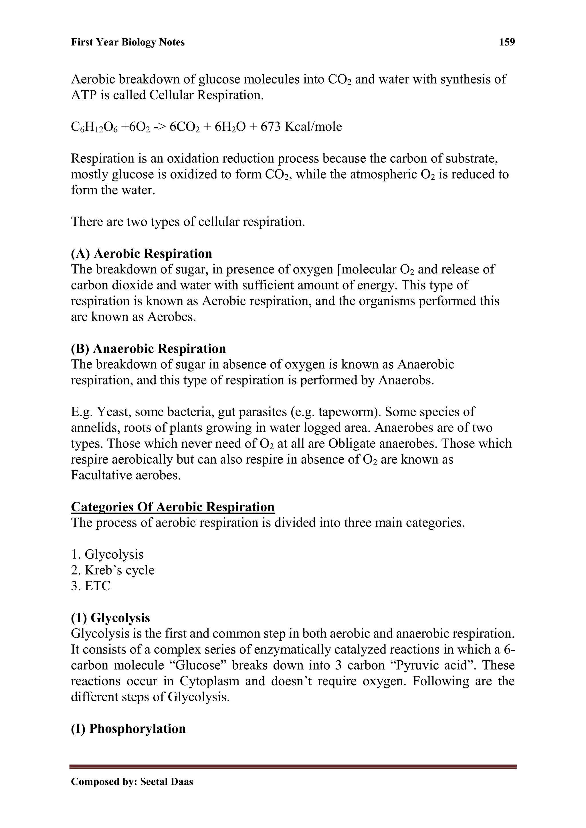 Biology First Year Complete 14 Chapters | PDF