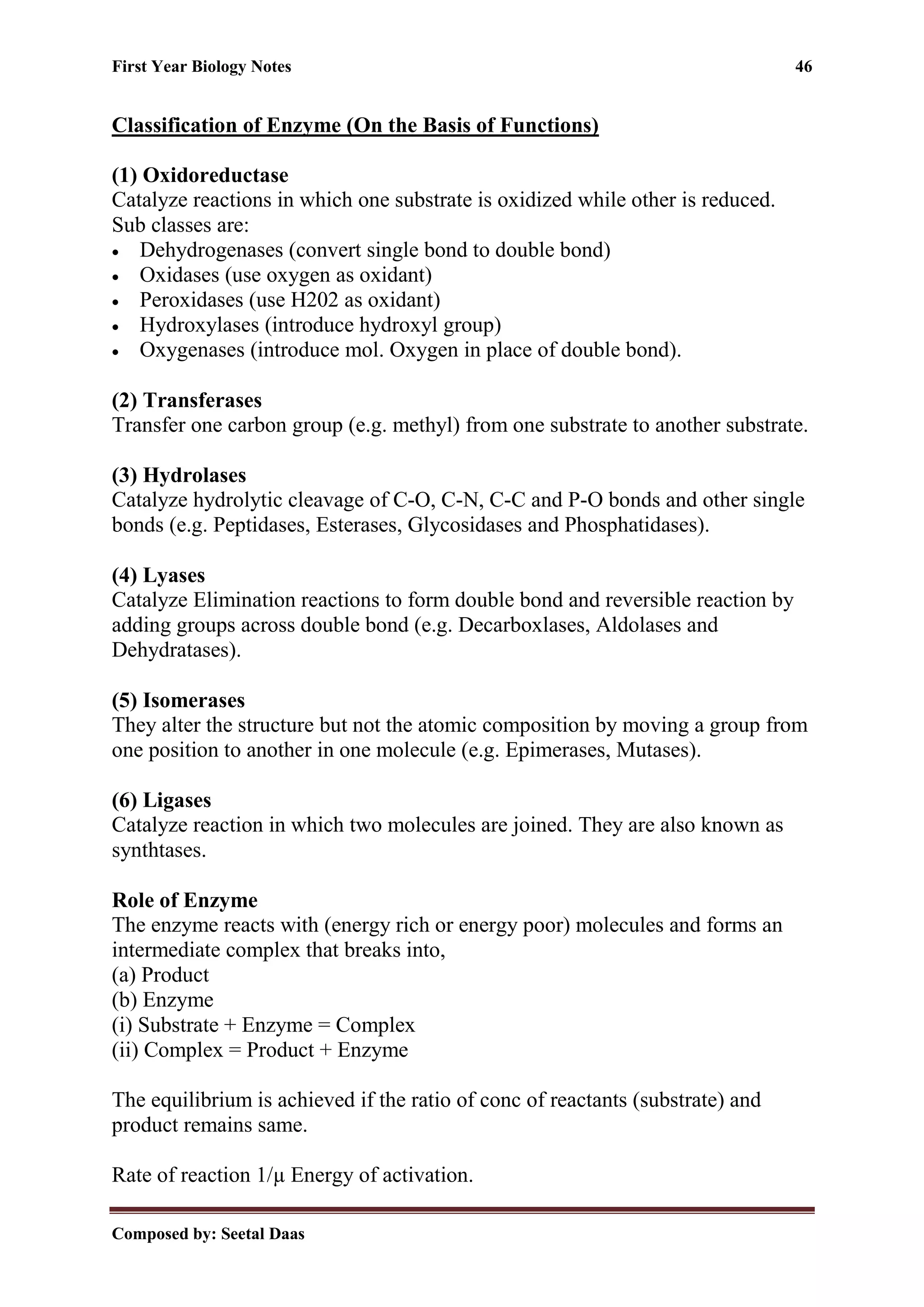 Biology First Year Complete 14 Chapters | PDF | Chemistry | Science