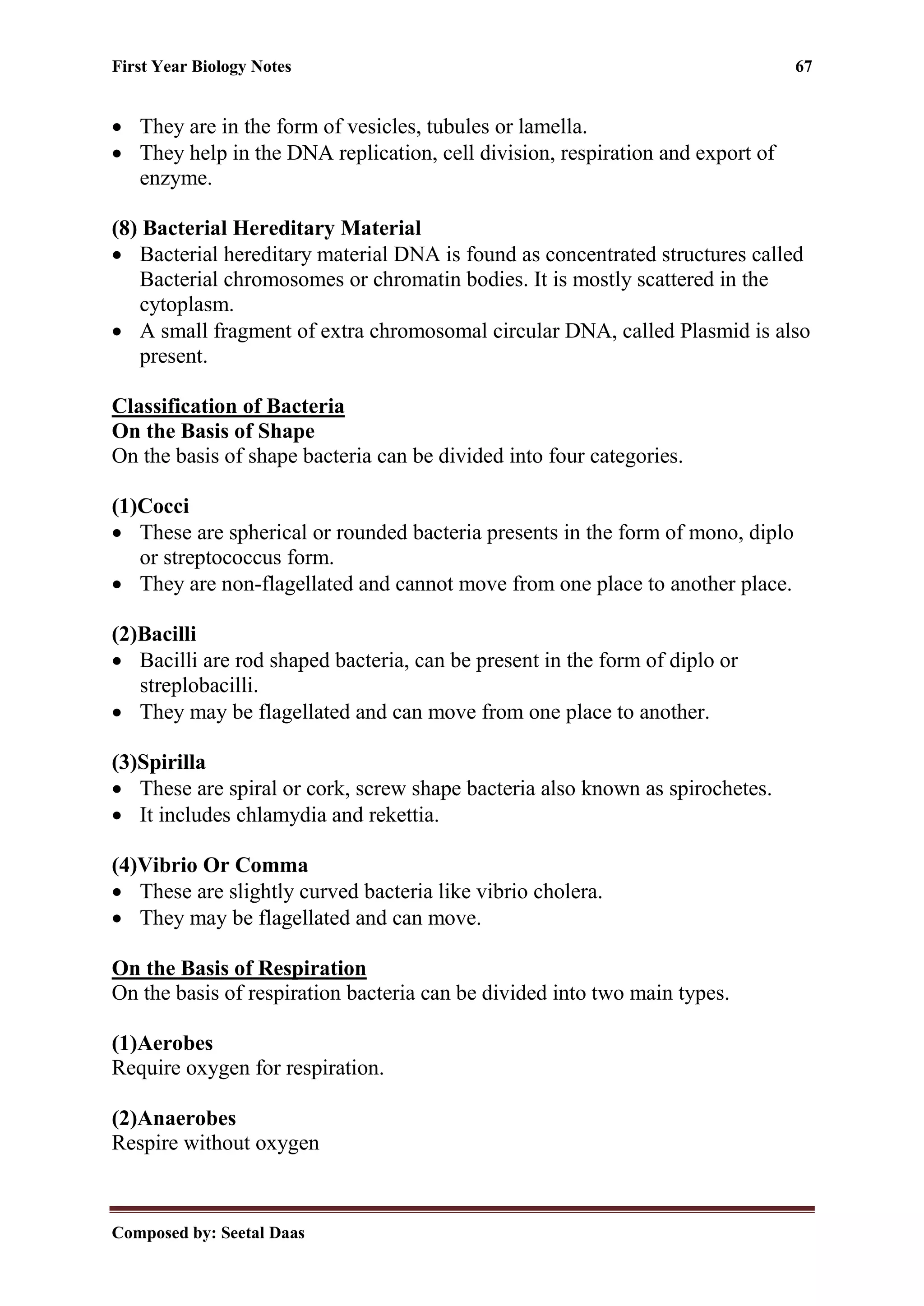Biology First Year Complete 14 Chapters | PDF