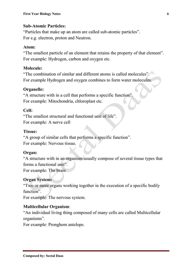 Biology First Year Complete 14 Chapters | PDF | Chemistry | Science