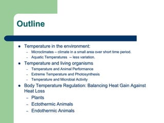 Temperature Regulation Biology