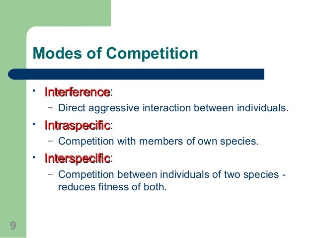 Interference Competition