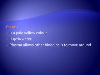 CLIL: Biology; blood cells. | PPTX