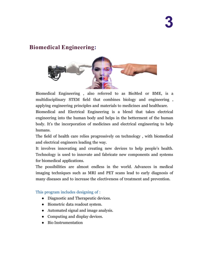 Biology presentation regarding biomedical engineering | PDF