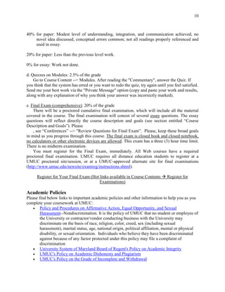 Biology 301 Umuc Online Non Science Majors | PDF | Biological Sciences | Science