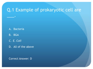 BEd Multiple choice questions 205-17 Biology Set- 4 | PDF