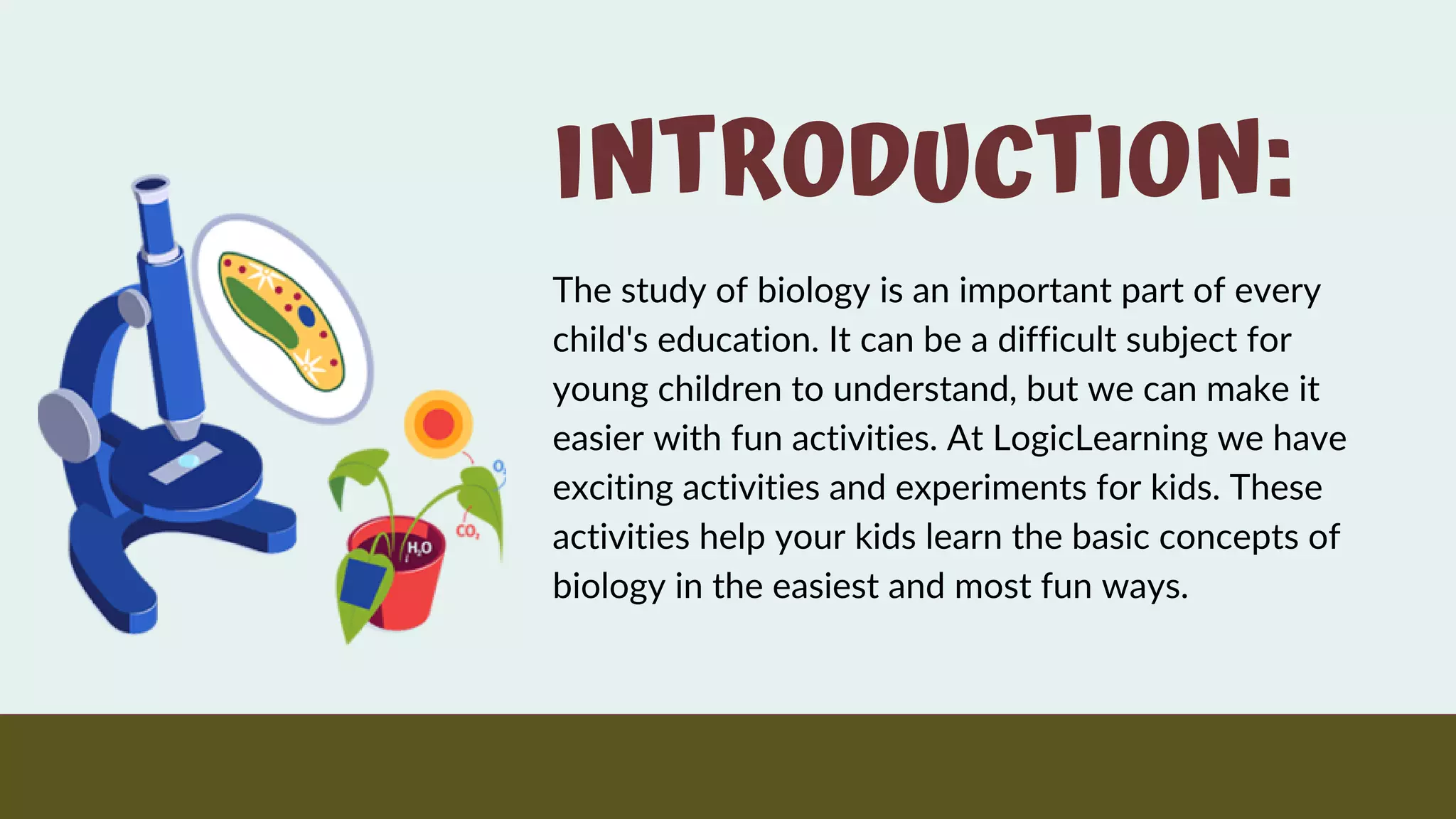 Biology Activities for Kids - LogicLearning | PDF