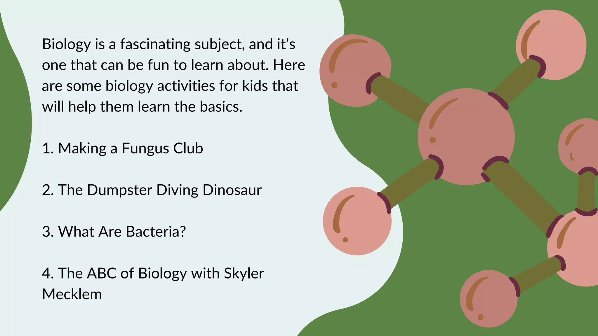 Biology Activities for Kids - LogicLearning | PDF