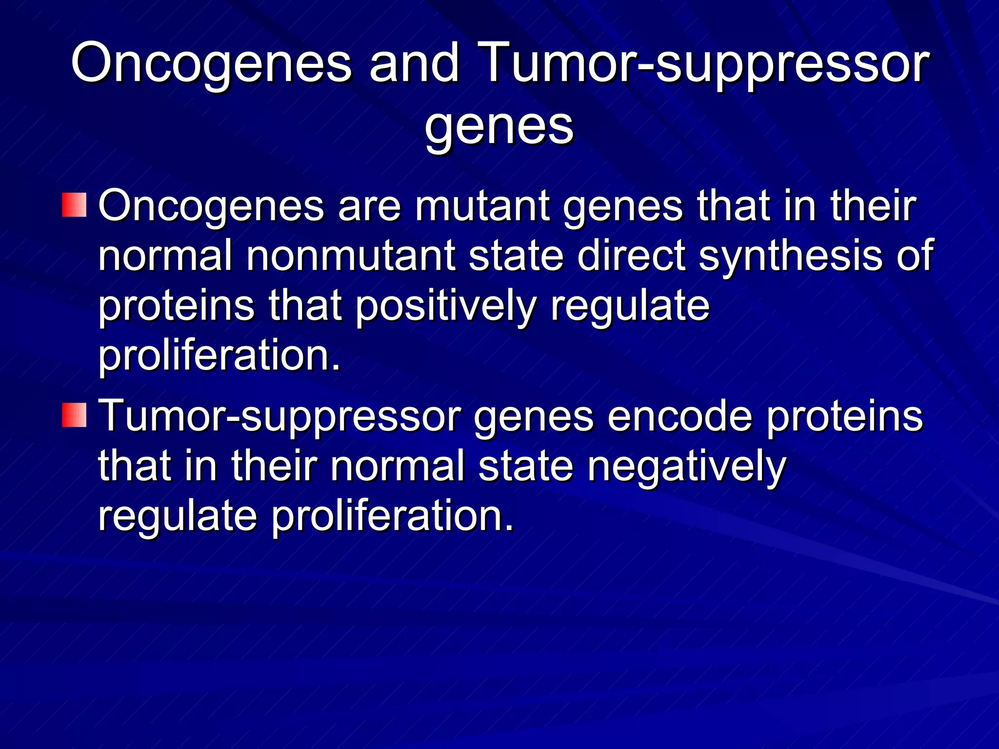 Biology And Pathophysiology Of Cancer | PPT