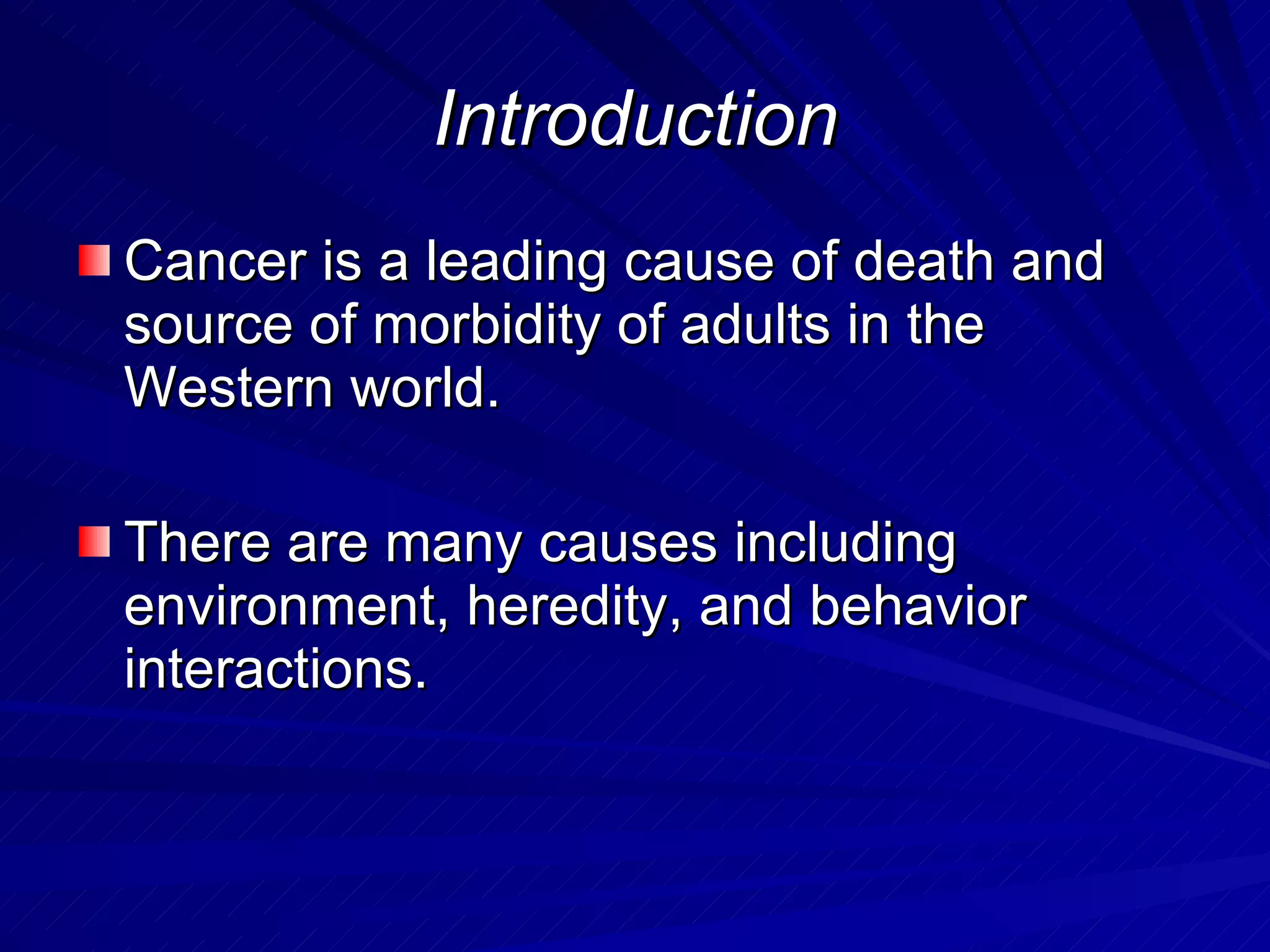 Biology And Pathophysiology Of Cancer | PPT