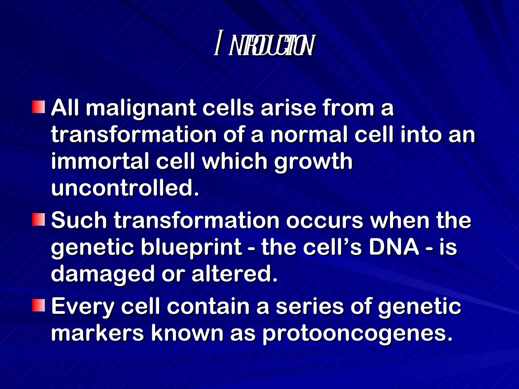 Biology And Pathophysiology Of Cancer | PPT