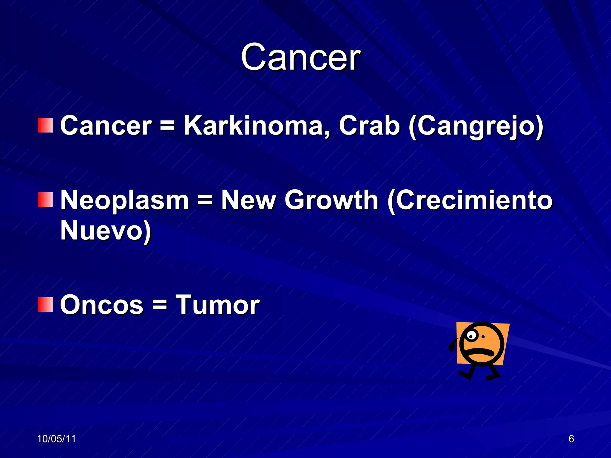 Biology And Pathophysiology Of Cancer | PPT