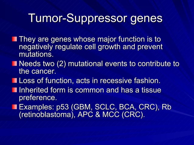 Biology And Pathophysiology Of Cancer | PPT | Cancer | Diseases and ...