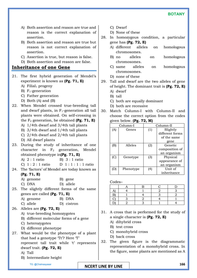 Biology class 12 assignment neet level practise chapter wise | PDF