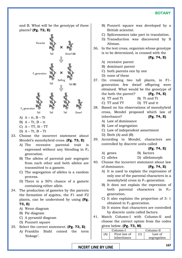 Biology class 12 assignment neet level practise chapter wise | PDF