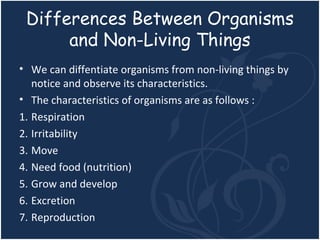 Biology as the study of life and living | PPT