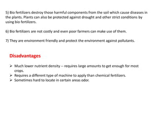 Biology Biofertilziers.pptx | Agriculture | Industries