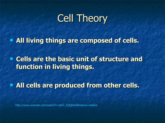 Biology cell theory-and-and spontaneuous generation | PPT