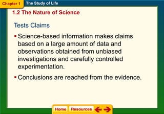 Biology introduction to life Ch. 1.ppt