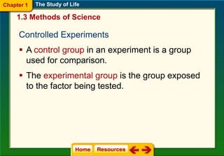 Biology introduction to life Ch. 1.ppt