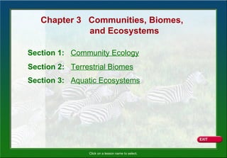 Chapter 3: Biomes and Ecosystems | PPT | Weather | Science