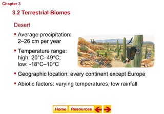 Chapter 3: Biomes and Ecosystems | PPT
