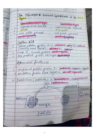 Sexual Reproduction in Flowering Plants Ch -2 Notes Class 12 Biology | PDF