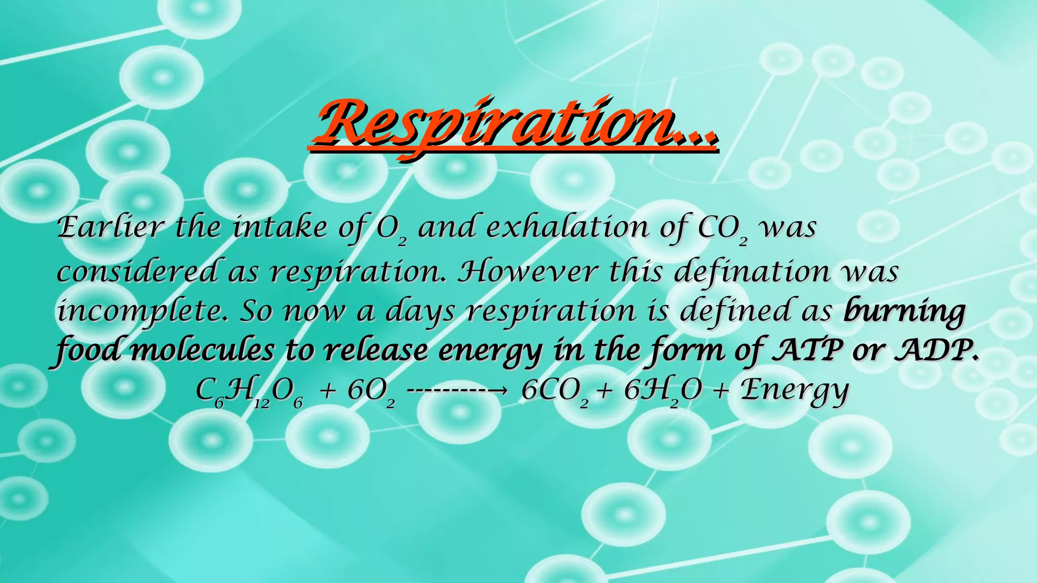Respiration Class 10 | PDF