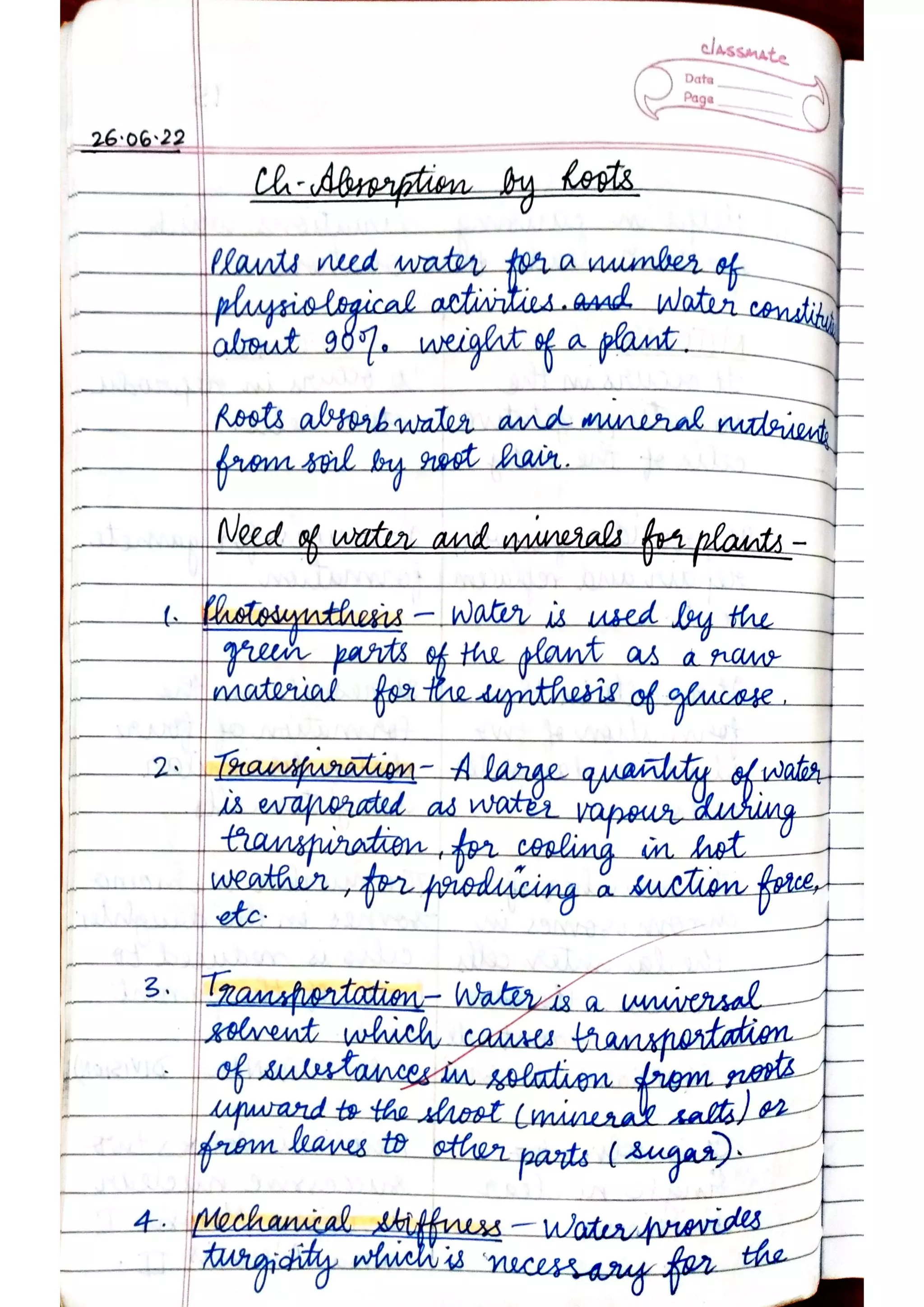 ICSE Biology Class X Handwritten Notes | PDF